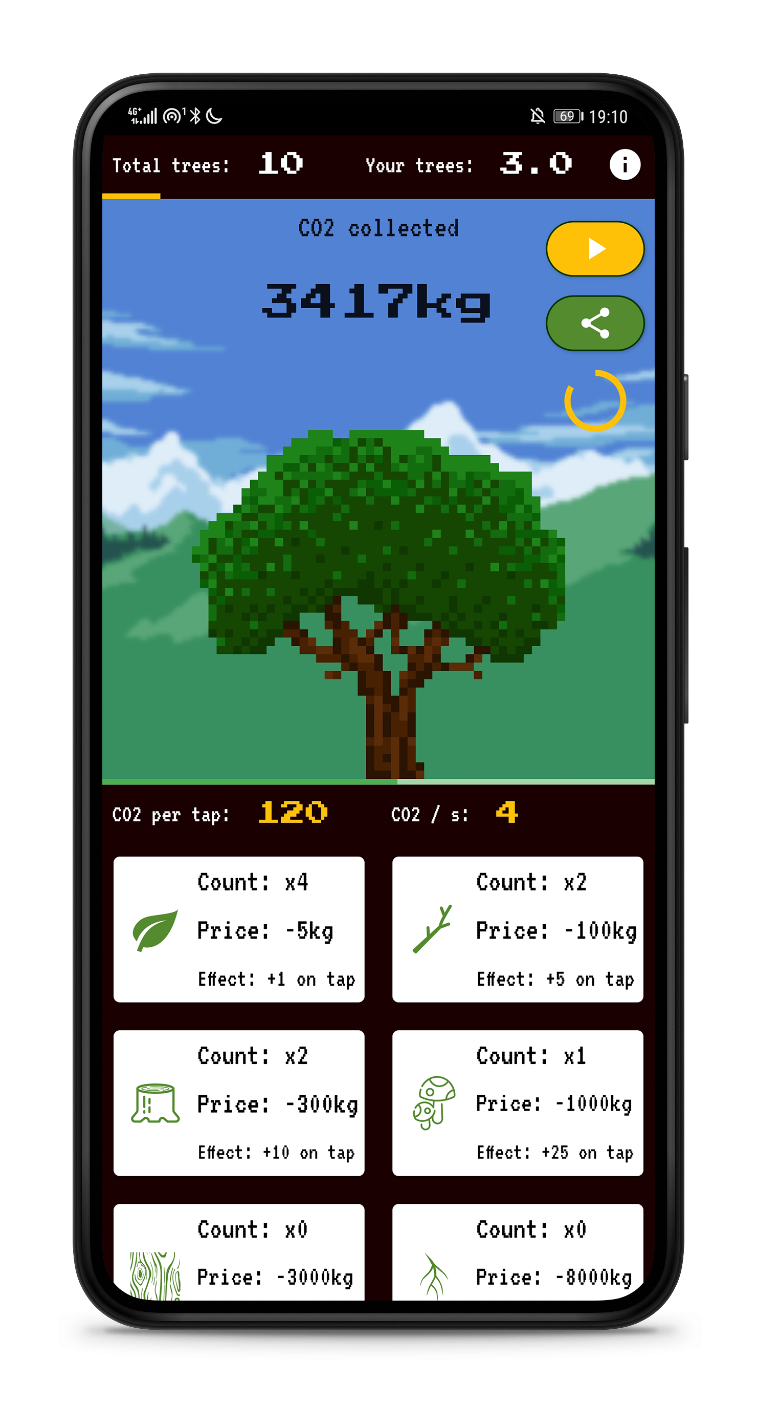 Tree Tapper – Plant trees one tap at a time!